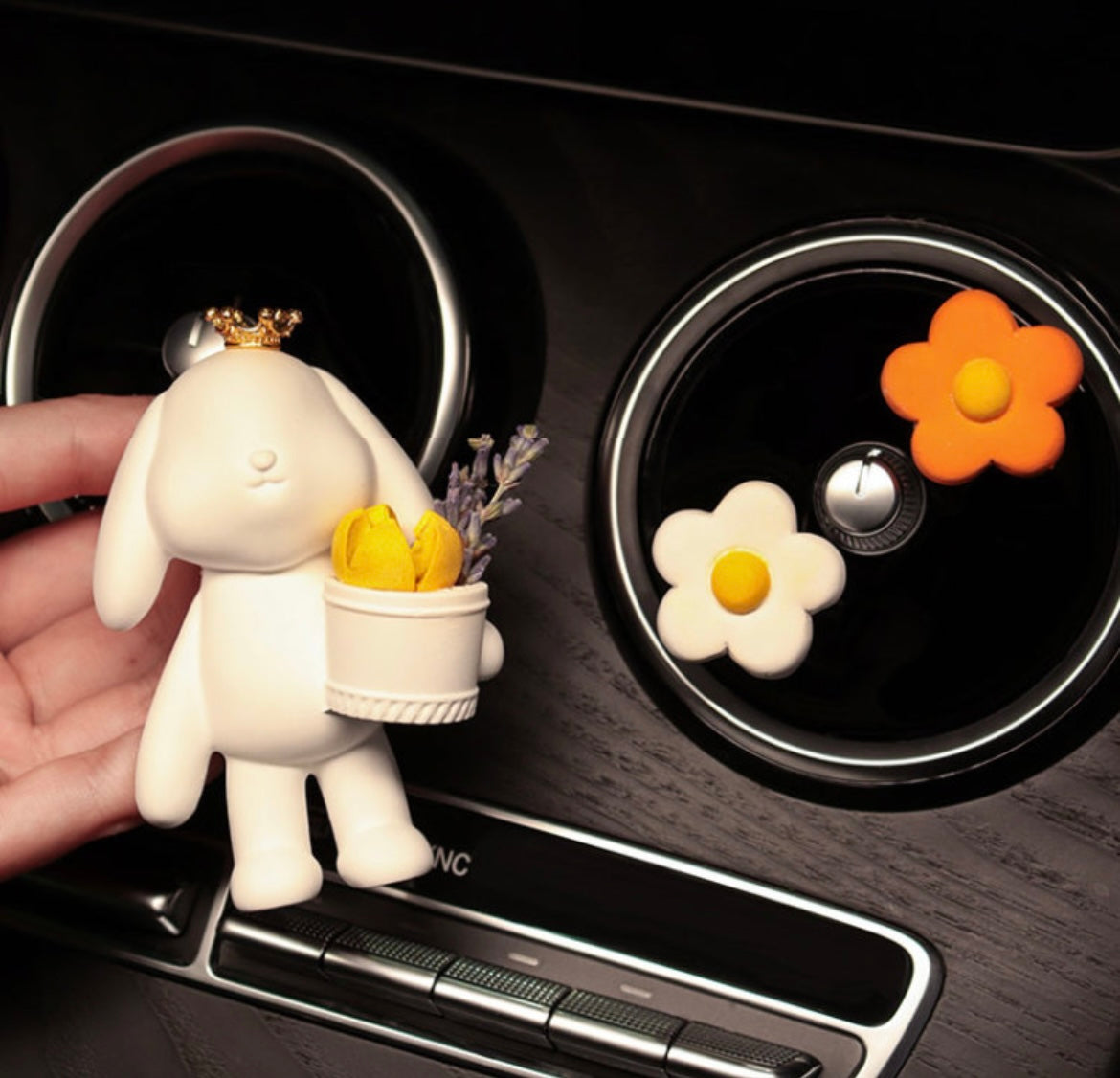 Droopy-Eared Rabbit Aromatherapy Stone Vent Clip – Equip Your Salon